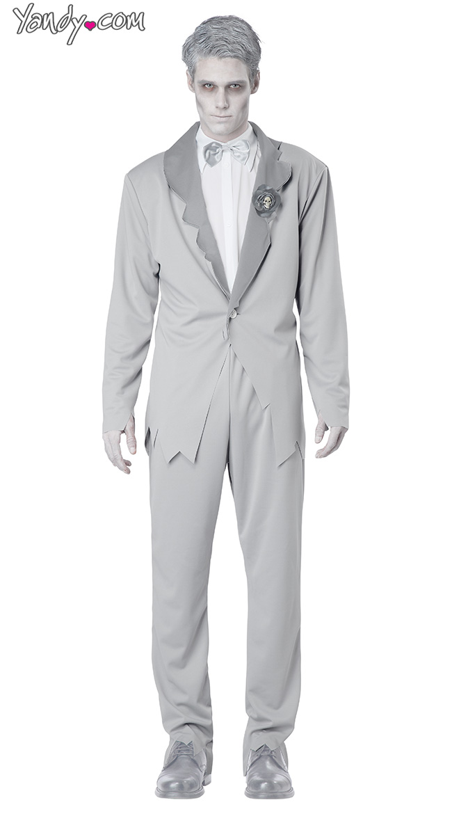 Ghostly Groom Costume, Dead Groom Costume, Ghost Groom Costume
