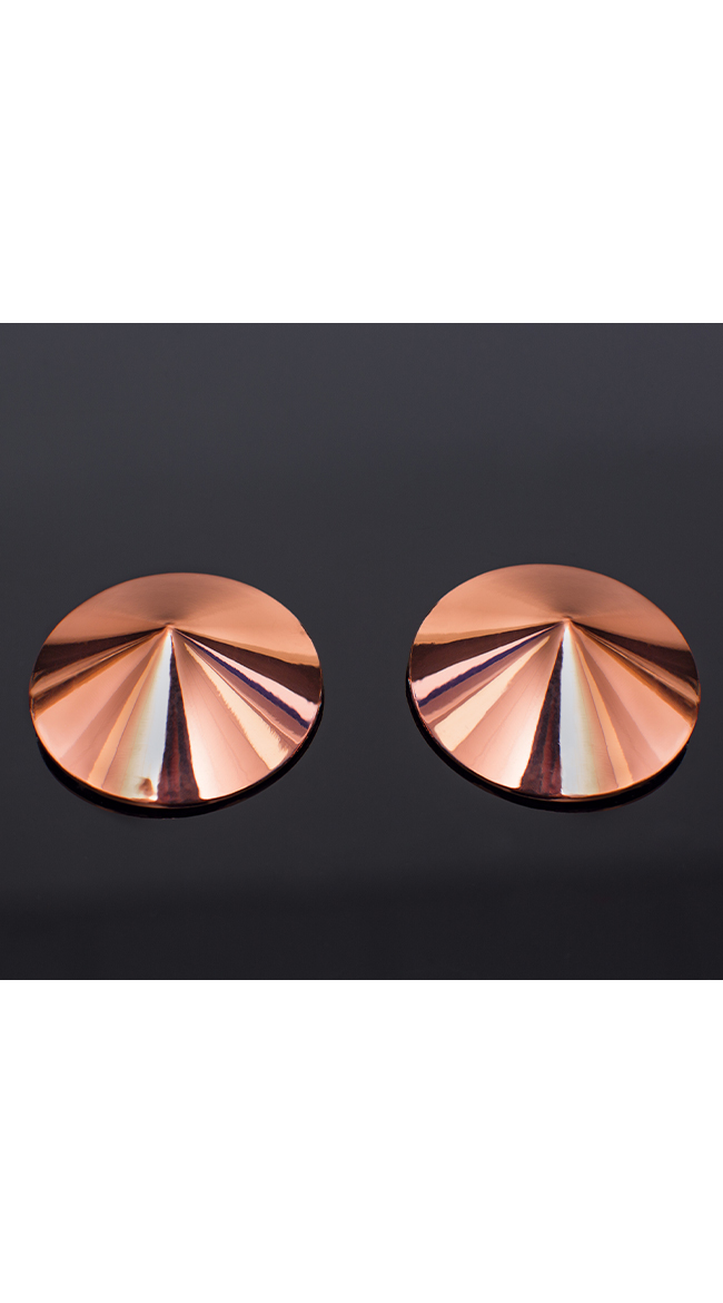 Round Rose Gold Pasties, Rose Gold Round Pasties - Yandy.com