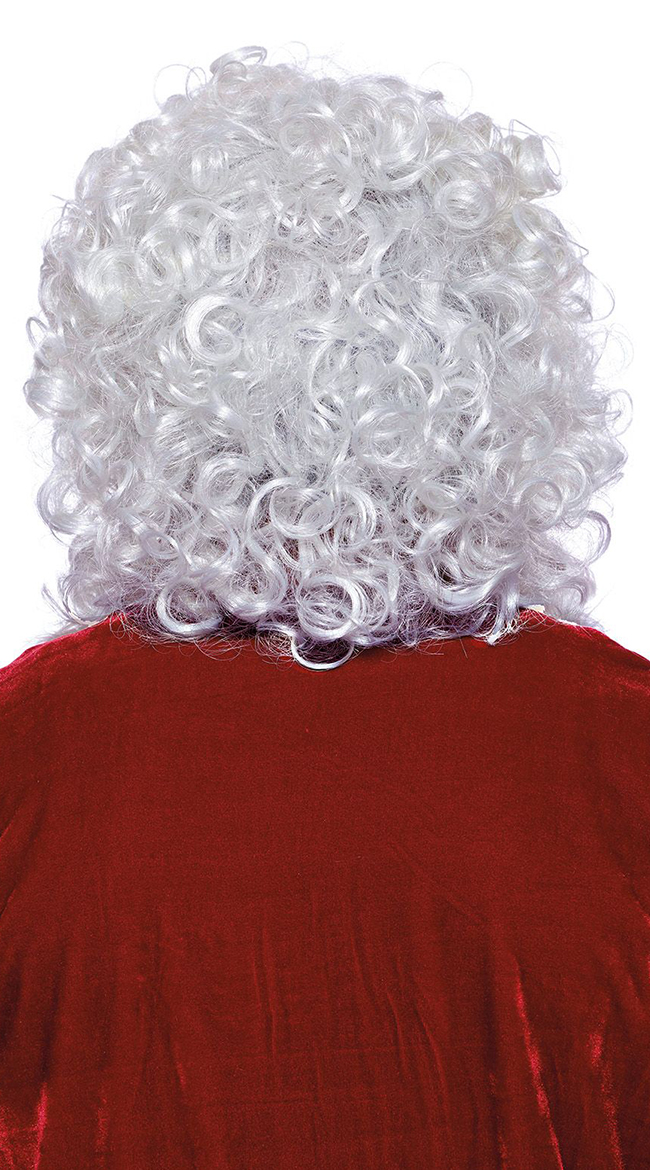 Santa Wig and Beard, Curly Santa Wig - Yandy.com