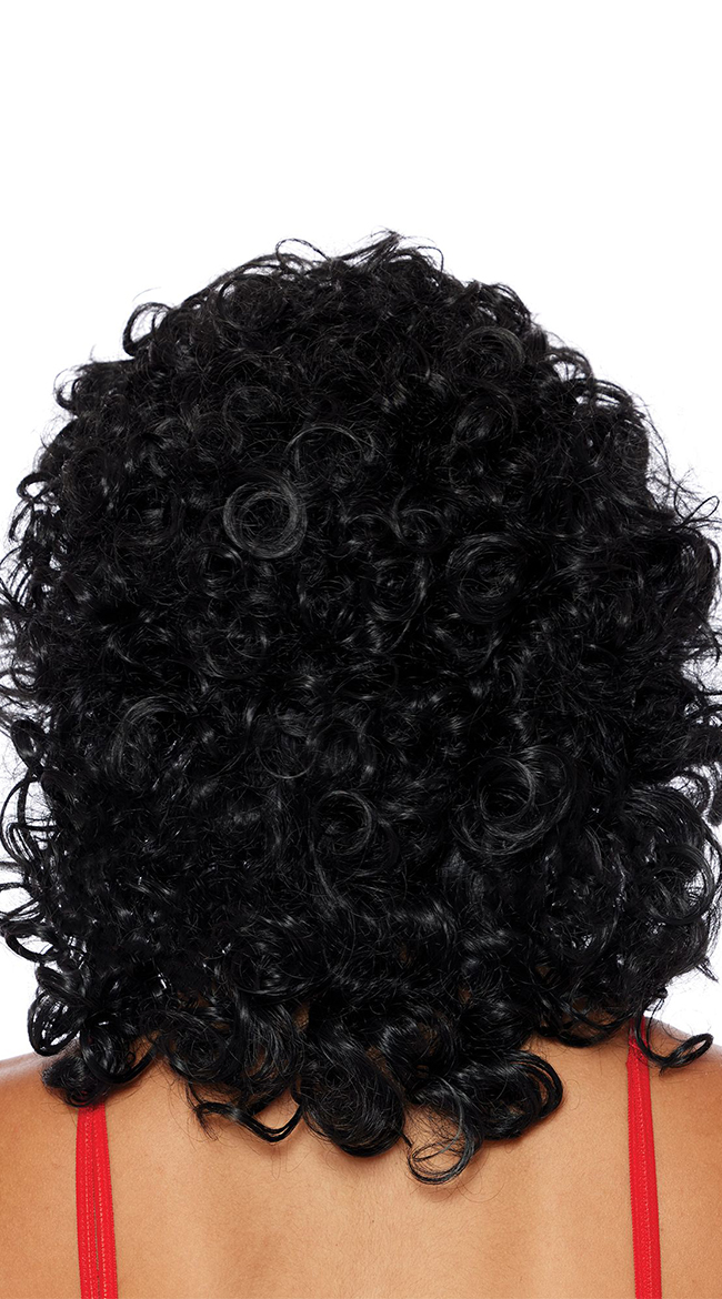 Curly Donna Wig, Black Curly Wig - Yandy.com
