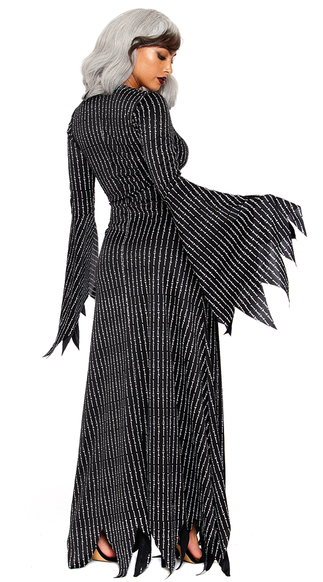 Miss Boneyard Costume, Sexy Skeleton Dress Costume - Yandy.com