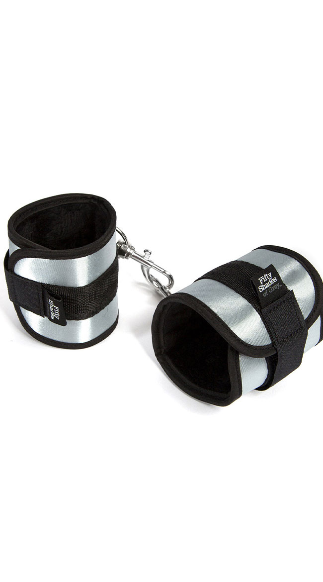Totally His Handcuffs, Velcro Soft Handcuffs - Yandy.com