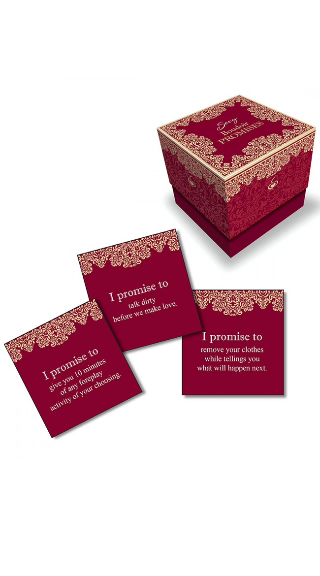 Sexy Boudoir Promises Cards Sex Game Cards