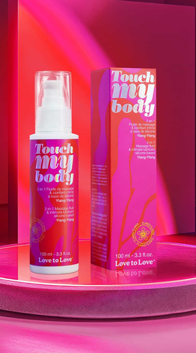 Love to Love Touch My Body 2-in-1 Massage Fluid & Intimate Lubricant ...