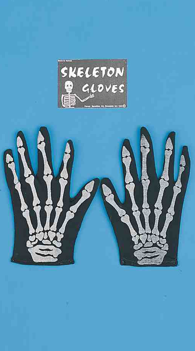 Bony Hands Stretch Gloves, Cheap Costume Accessories, Skeleton Hand Gloves