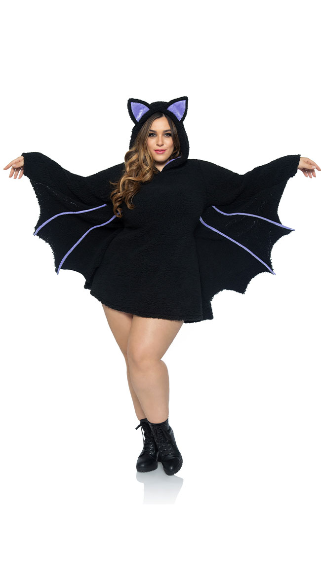 Plus Size Moonlight Bat Costume, Sexy Bat Dress Costume-Yandy.com