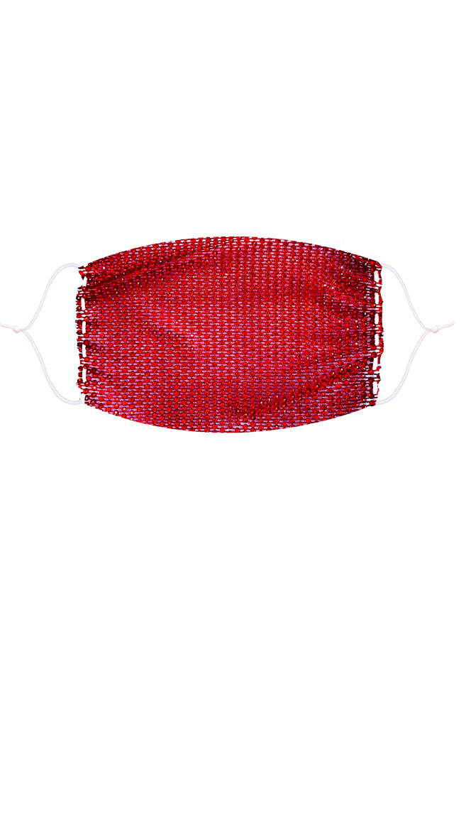 Luv Game Jewel Mesh Face Mask, Sexy Fashion Masks - Yandy.com