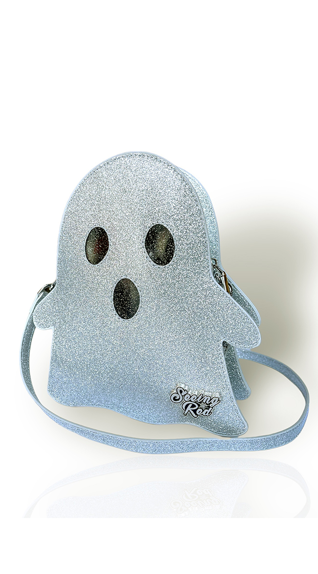 Glitter Ghost Purse, White Ghost Purse - Yandy.com