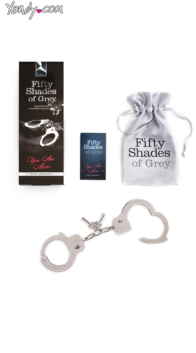 Fifty Shades of Grey You Are Mine Metal Handcuffs, 50 Shades of Grey ...