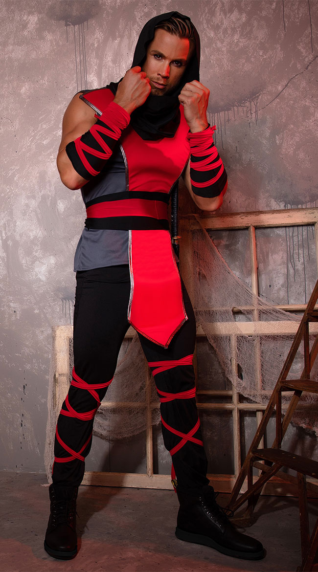 Yandy Men's Lethal Assassin Costume, men's ninja costume - Yandy.com