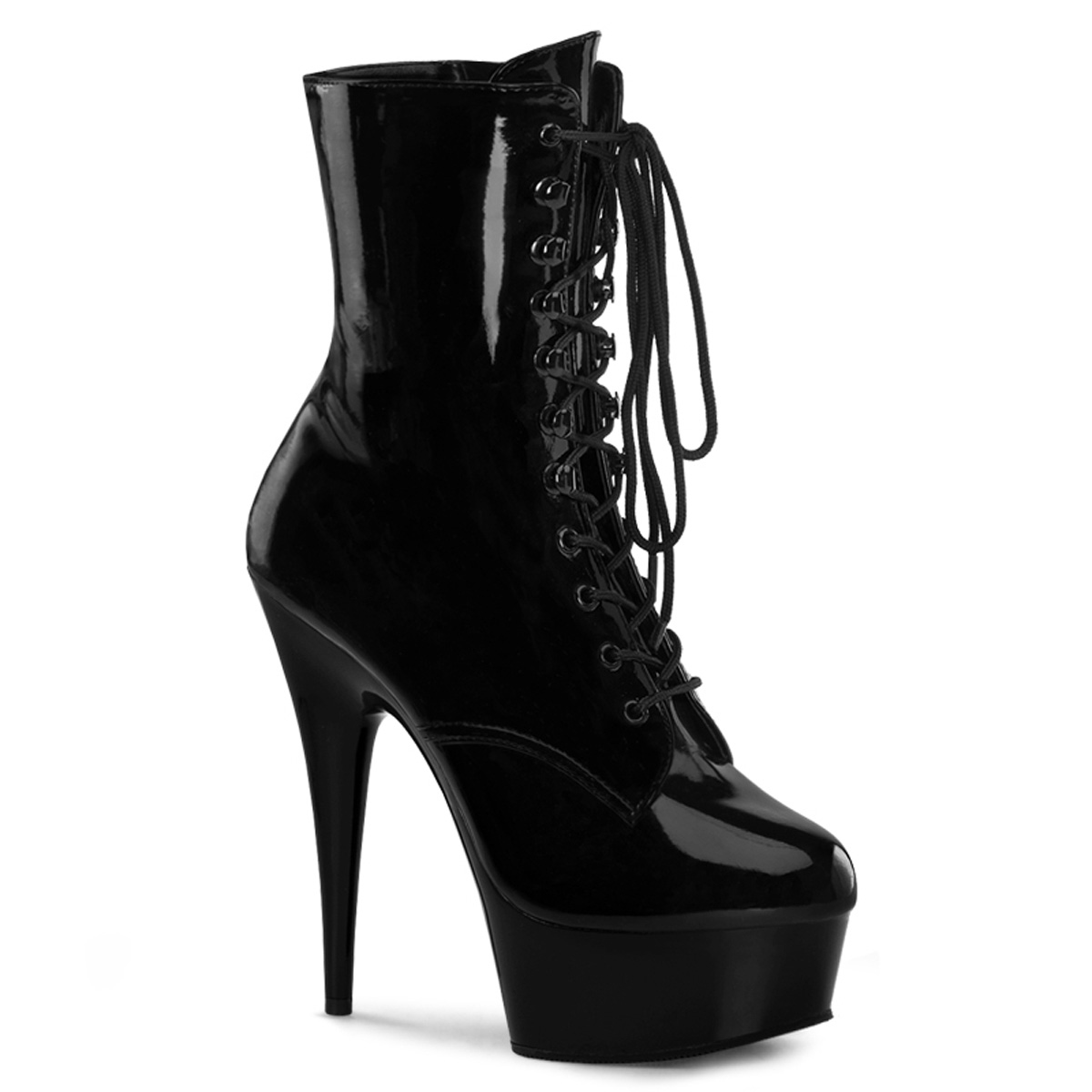 6" Lace-up Platform Ankle Boot, 6 Inch Lace-up Platform Ankle Boot ...