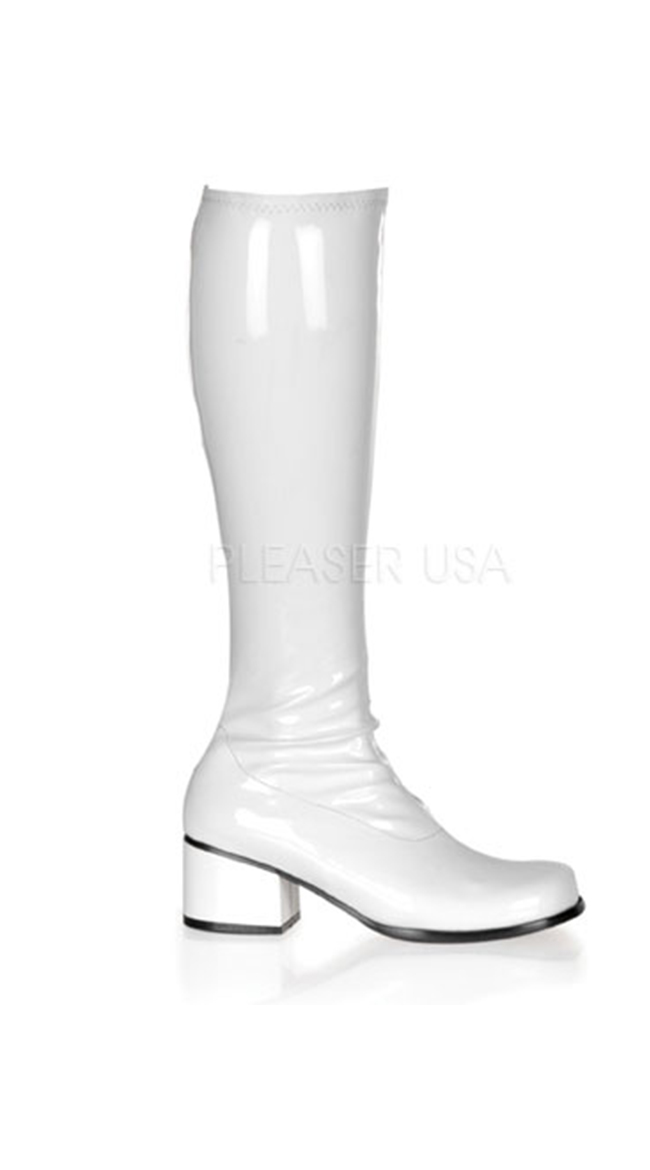 Retro GoGo Boots, Knee High Go Go Boots - Yandy.com