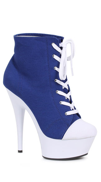 6" Sneaker Booties, high heel sneakers - Yandy.com