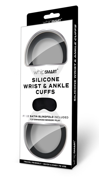 Quickie Silicone Wrist and Ankle Cuffs with Mask, Silicone Ankle Cuffs ...