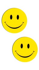 Smile Pasties, Yellow Face Pasties, Smiley Pasties